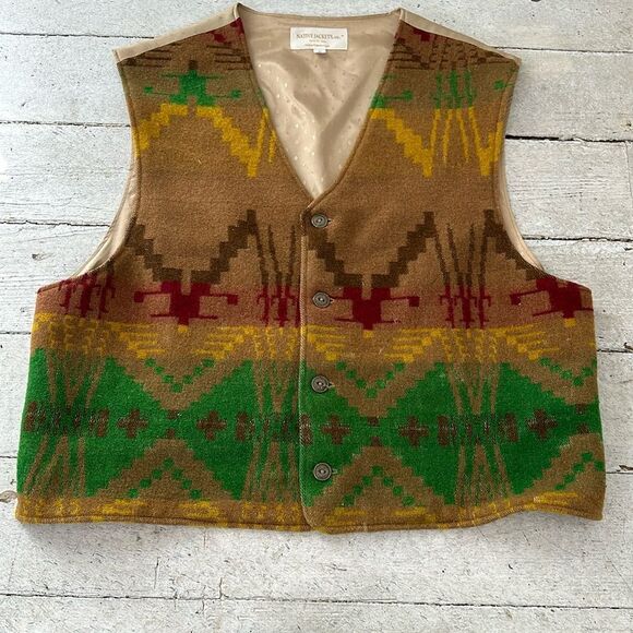Vintage | Jackets & Coats | Vintage Nativejackets Xl Blanket Pattern ...